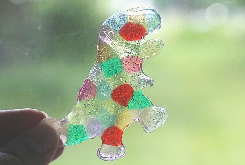 Just 6 Simple Steps To A Beautiful And Fun Dinosaur Sun Catcher